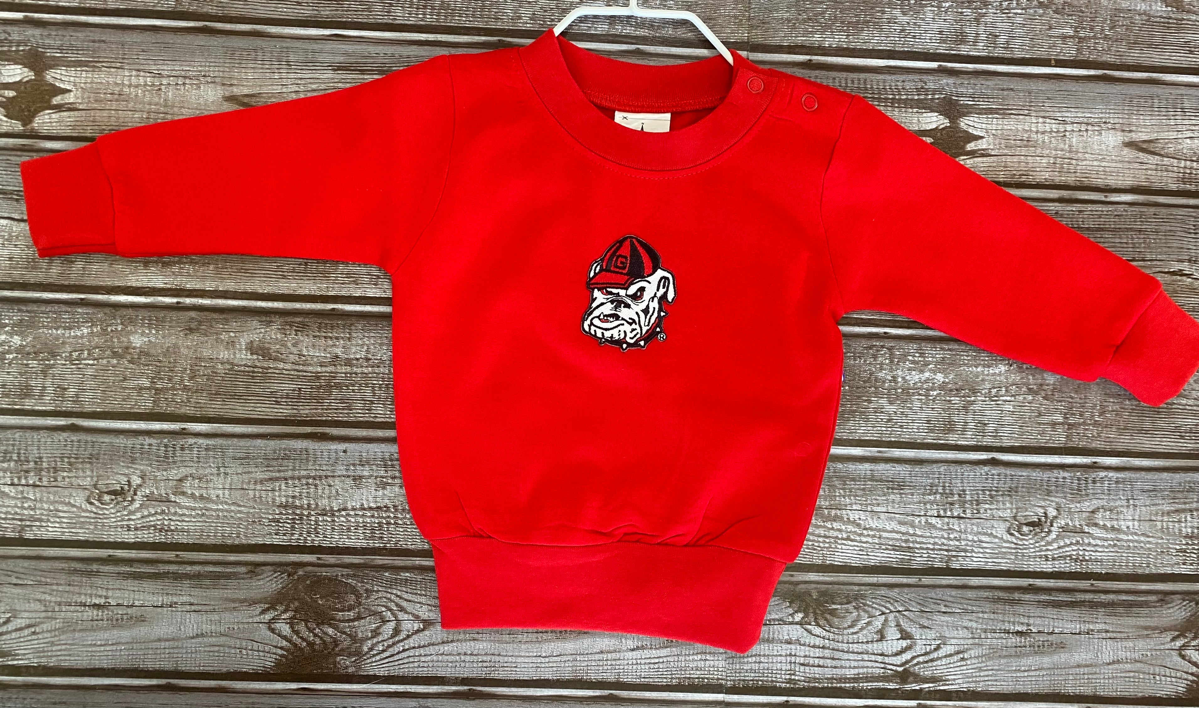 Red Bulldog Sweatshirt – judyssmallworld