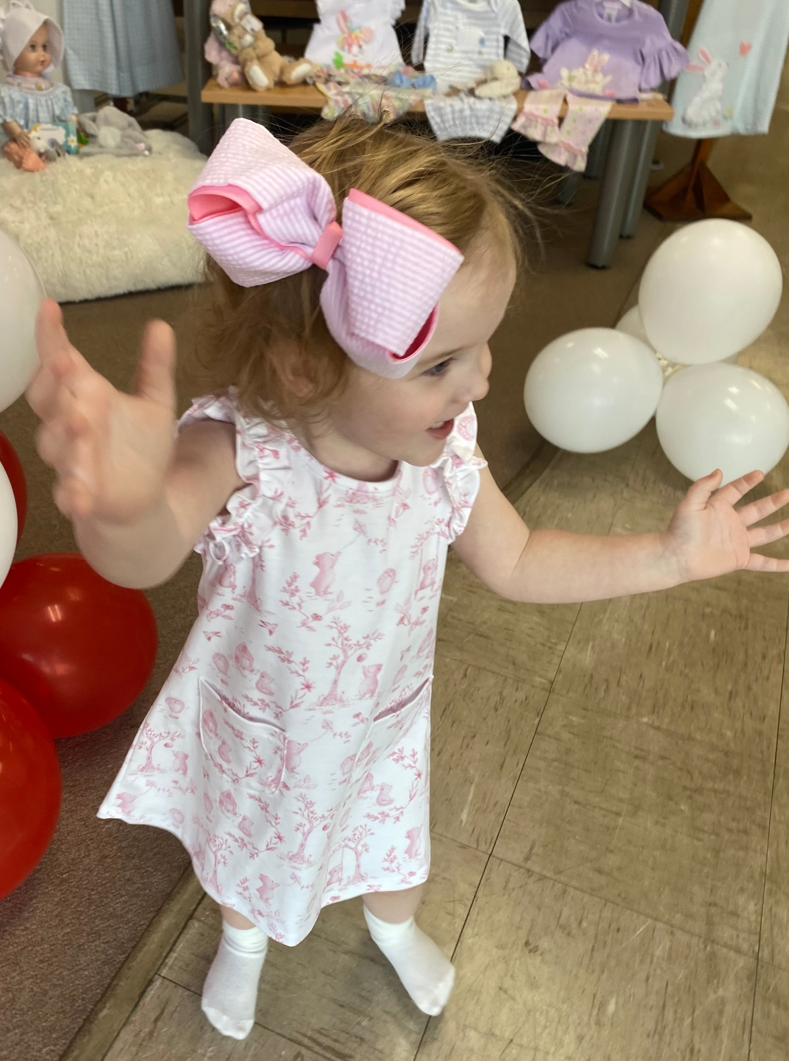 Pink Toile Dress – judyssmallworld