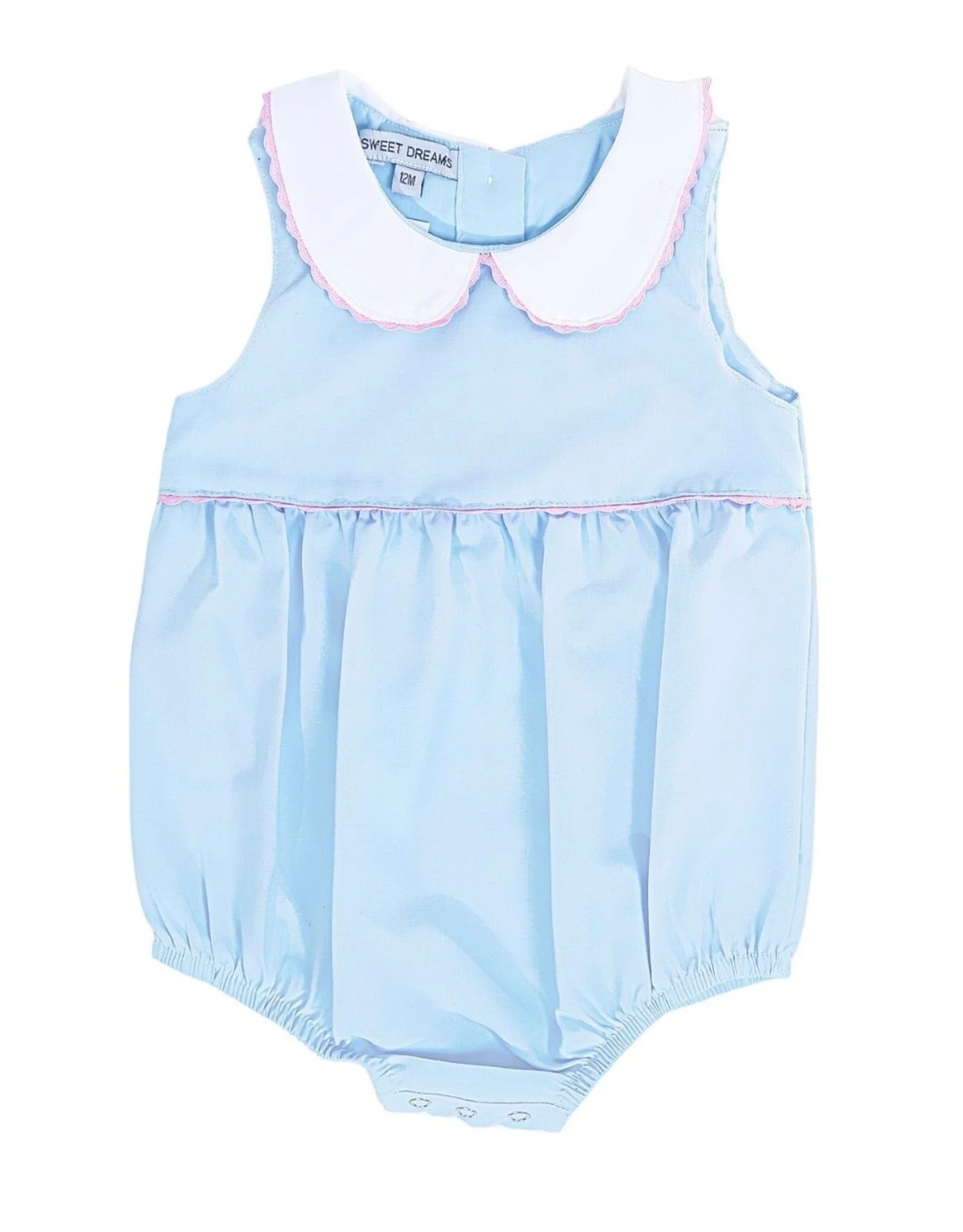 Blue Bubble with Pink Ric Rac – judyssmallworld