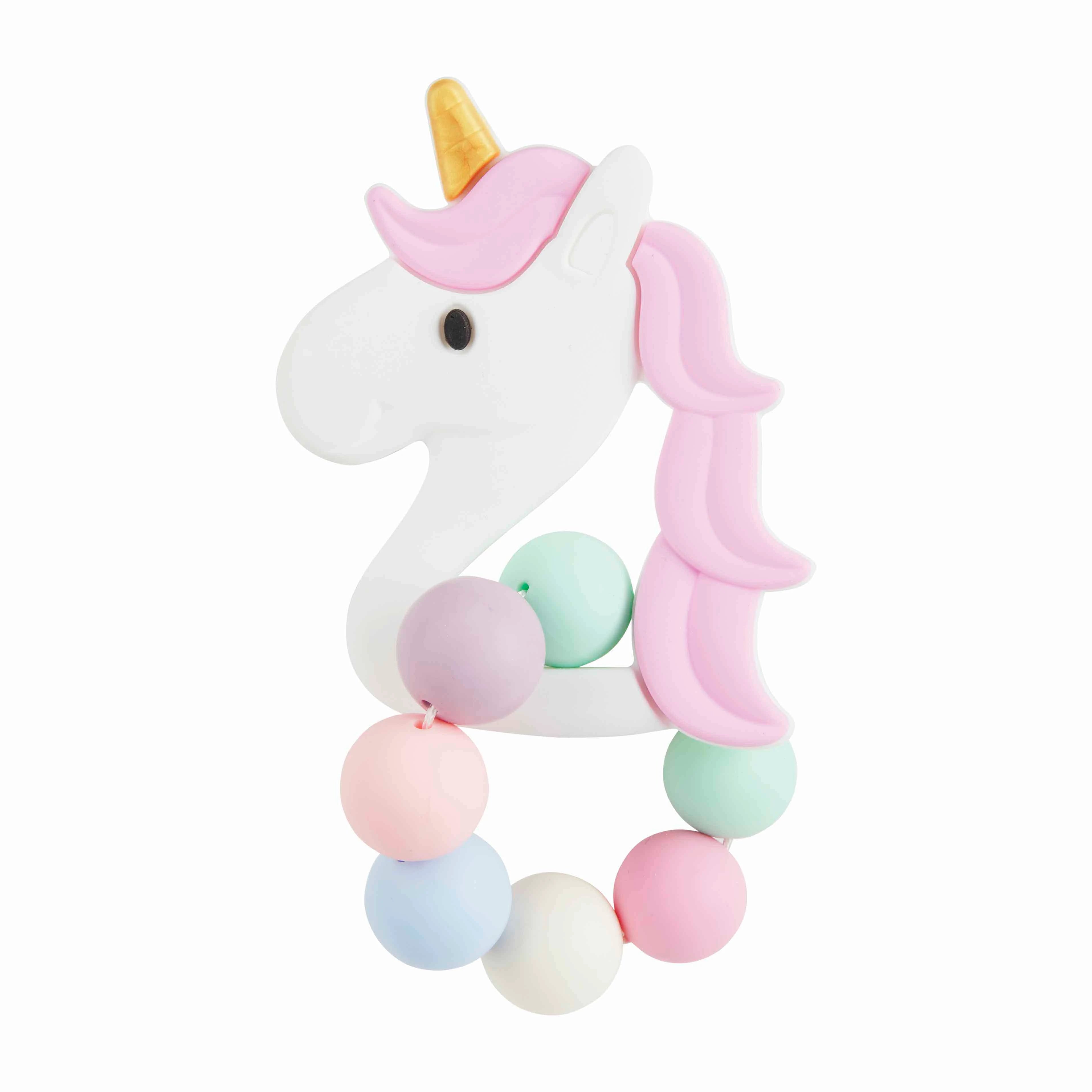 Pink Unicorn Silicone Teether – judyssmallworld
